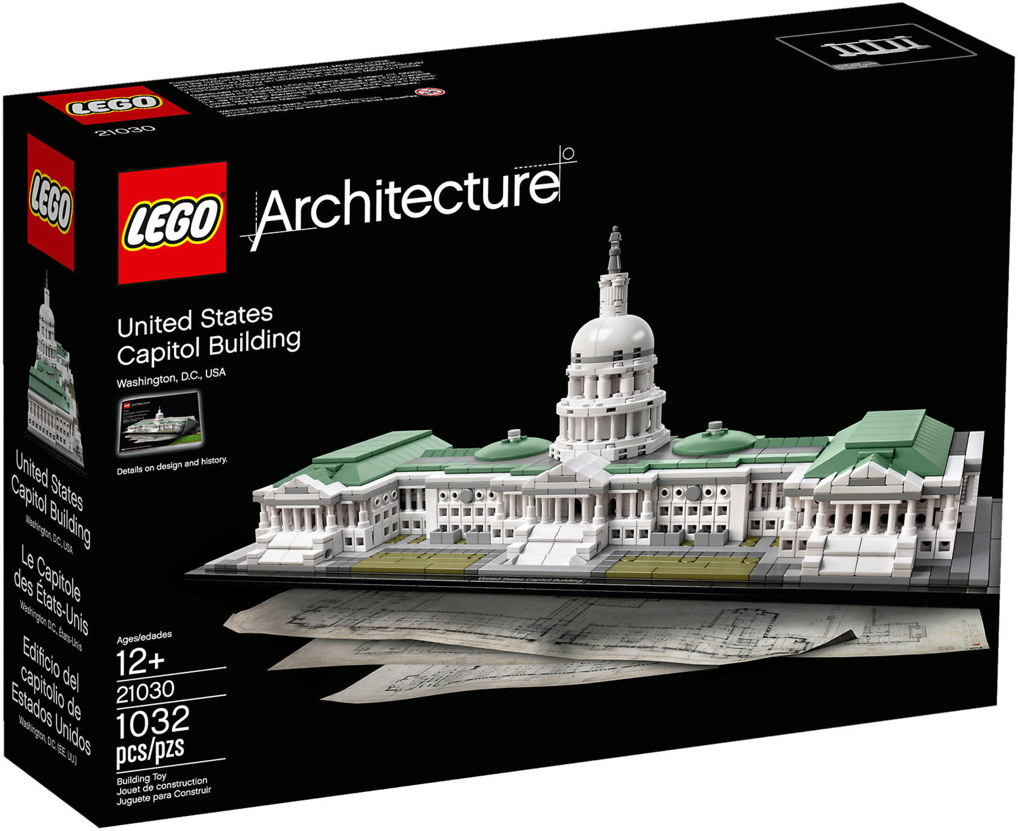 LEGO Architecture 21030 United States Capitol Building Mattonito